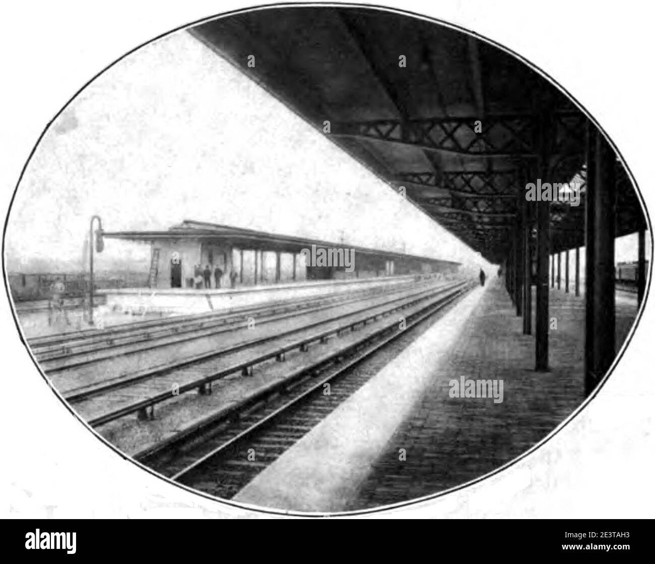 Manhattan Transfer (PRR station) 1912 Stock Photo - Alamy
