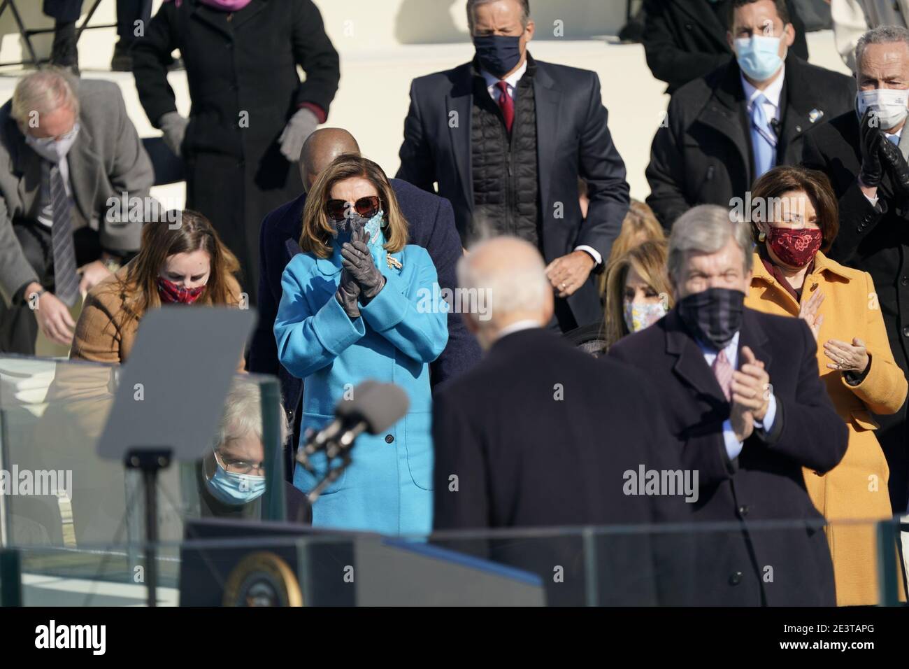 United States President Joe Biden delivers his Inaugural Address after ...