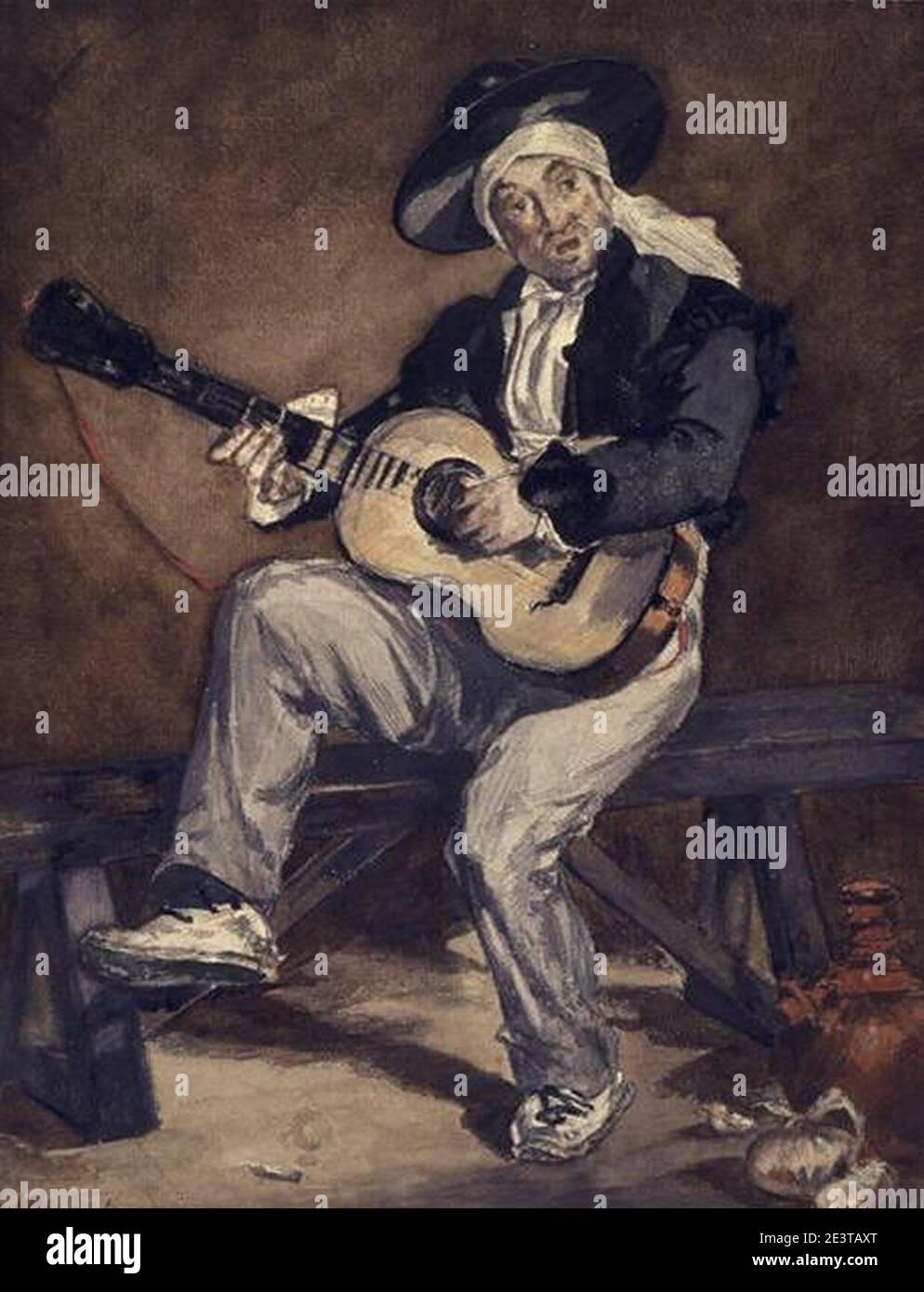 Manet The Spanish Singer DMA Stock Photo - Alamy