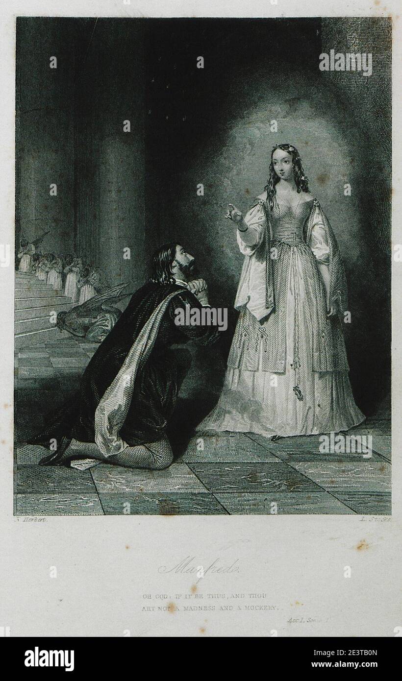 Lord byron manfred hi-res stock photography and images - Alamy