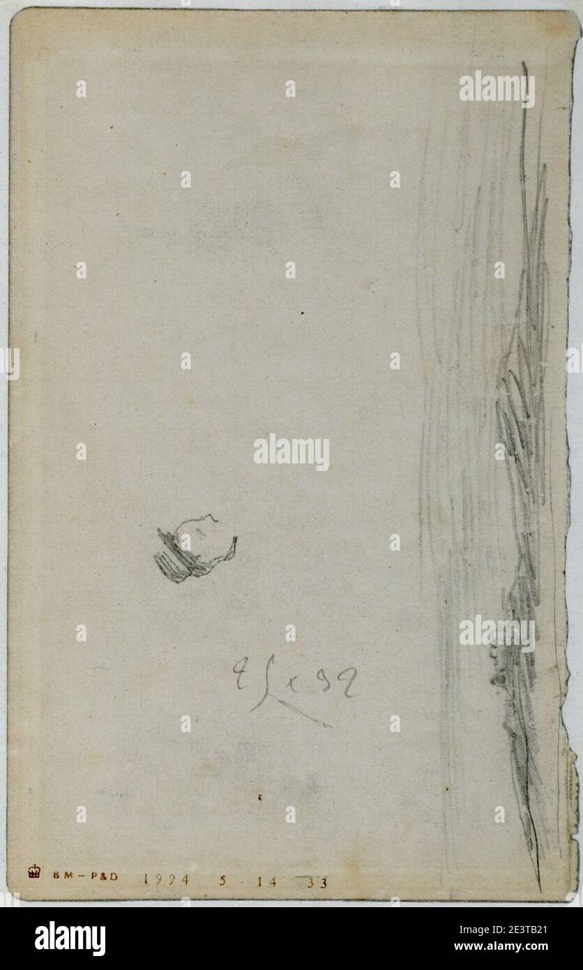 Manet - Sketch of four soldiers, possibly for the painting 'The ...