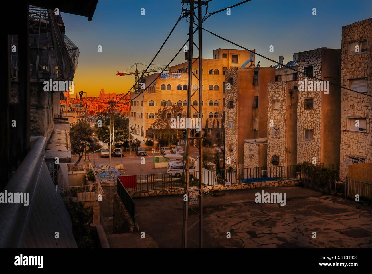Jerusalem At Sunset Stock Photo - Alamy