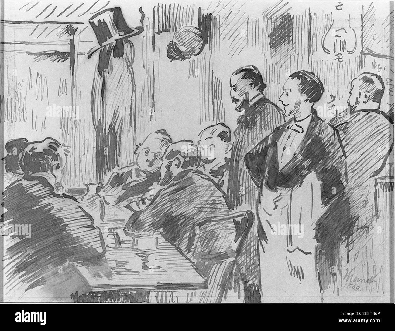 1869 by manet hi-res stock photography and images - Alamy