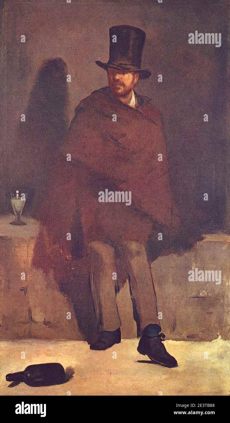 Manet, Edouard - The Absinthe Drinker Stock Photo - Alamy