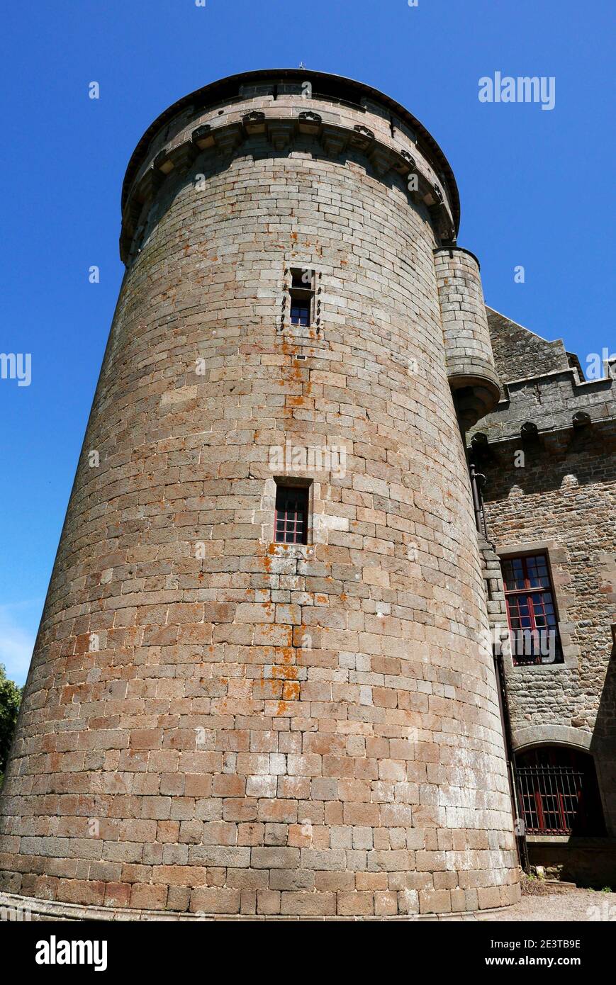 Combourg castle, Combourg, Ille-et-Vilaine, Bretagne, Brittany, France ...