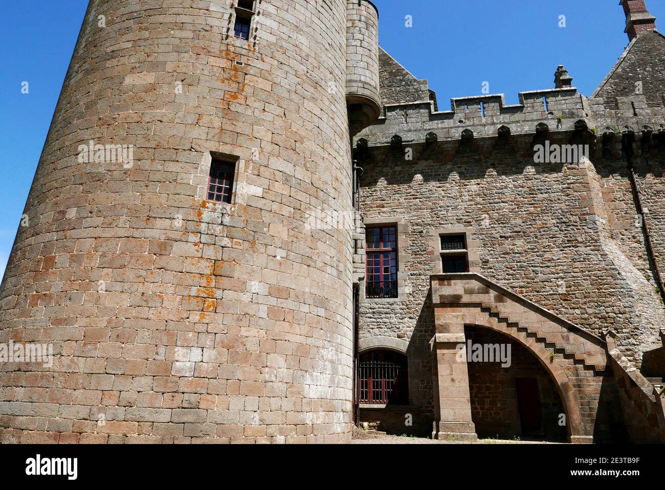 Combourg castle, Combourg, Ille-et-Vilaine, Bretagne, Brittany, France ...