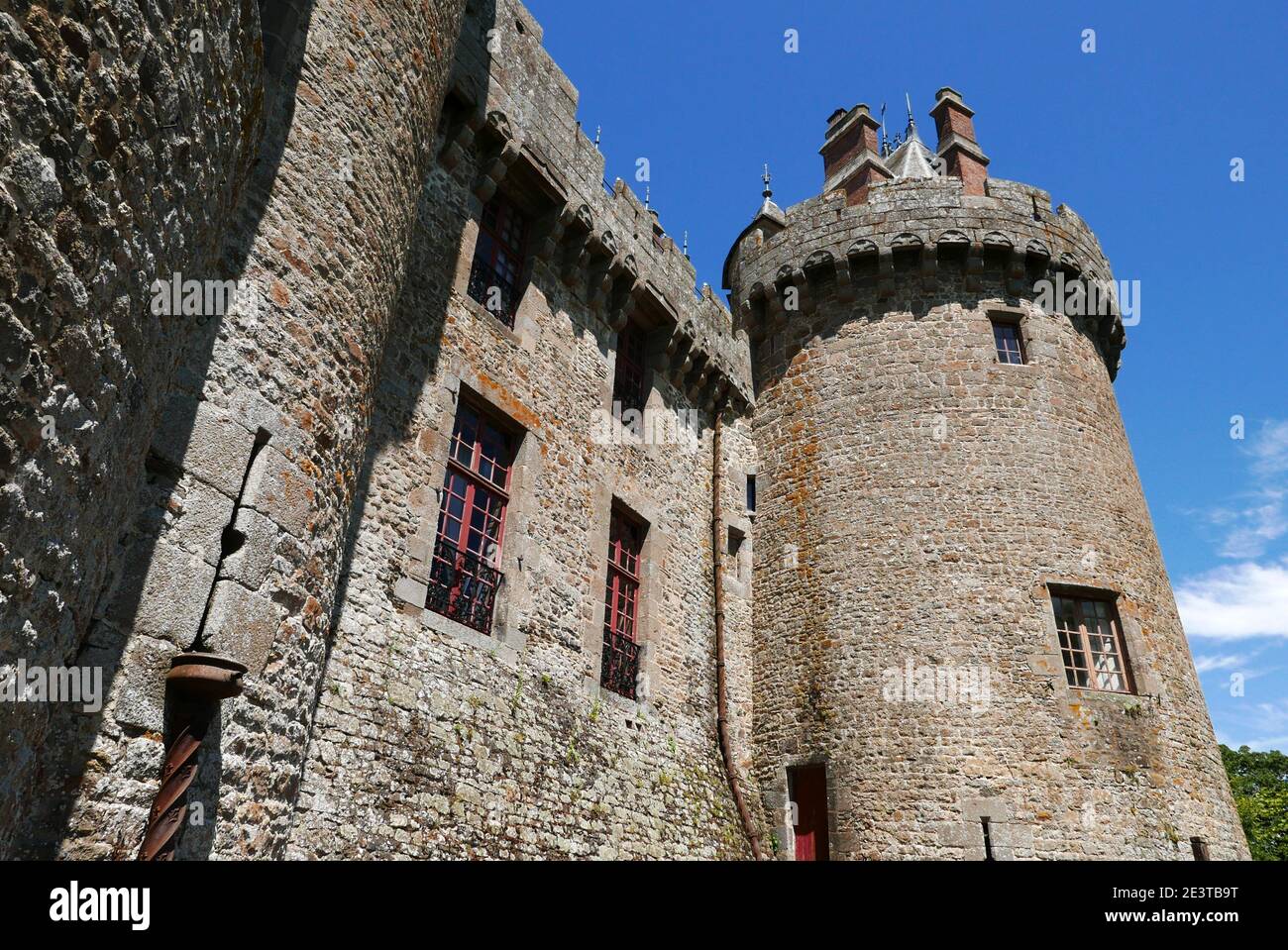 Combourg castle, Combourg, Ille-et-Vilaine, Bretagne, Brittany, France ...
