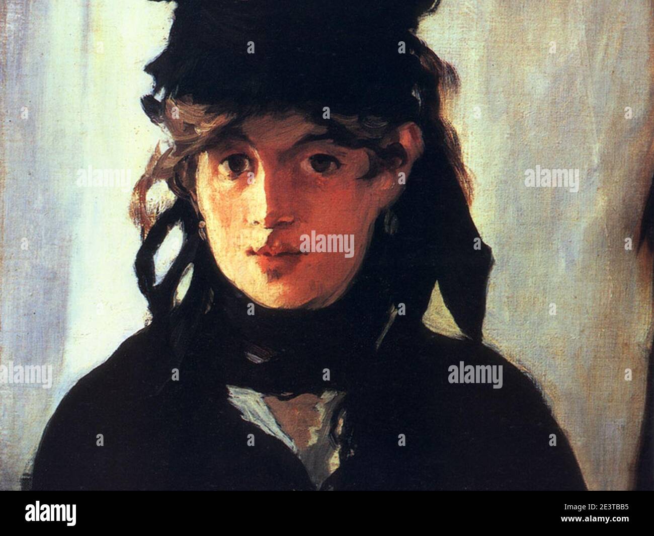 Manet, Edouard - Berthe Morisot, 1872 Stock Photo - Alamy