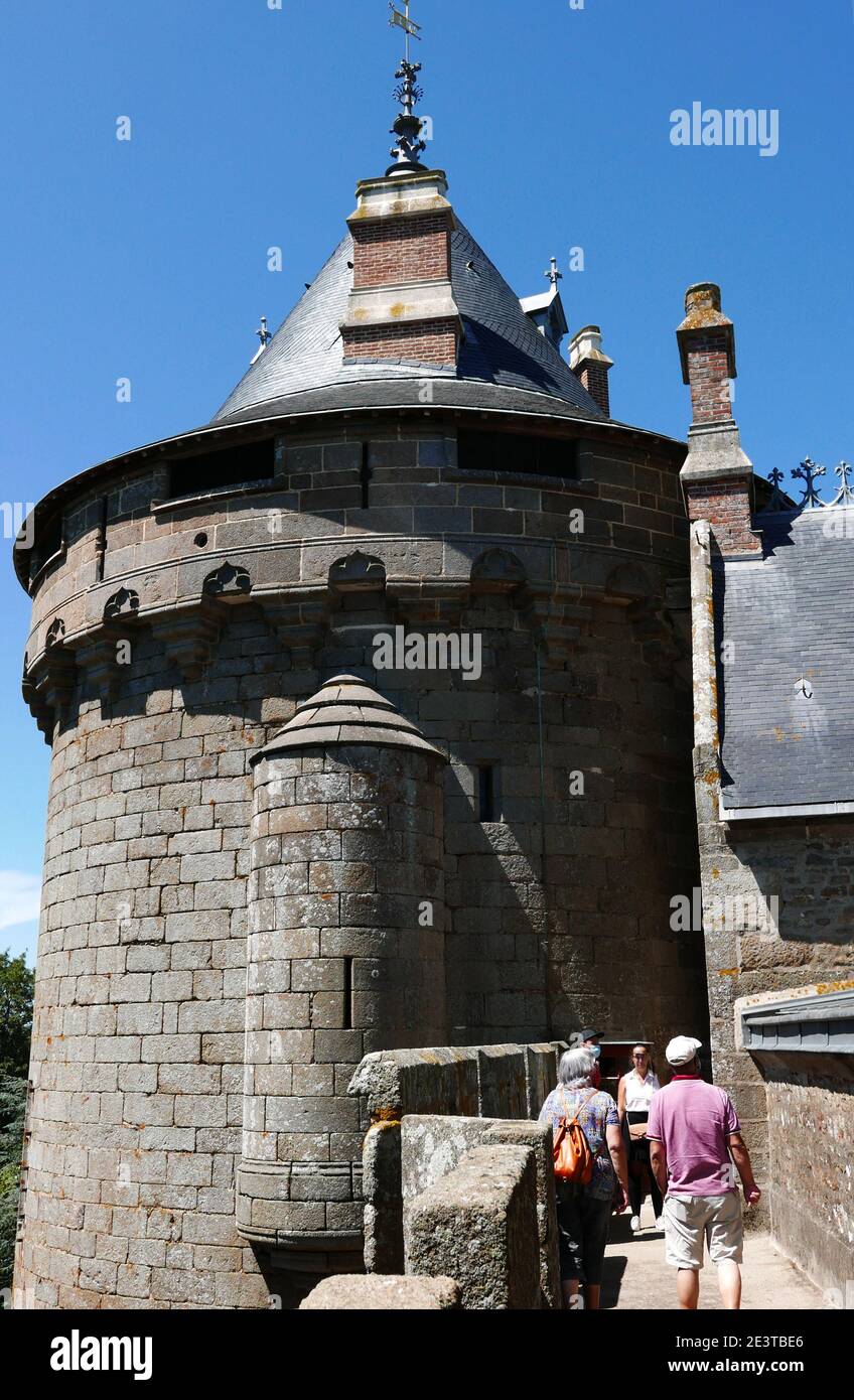 Combourg castle, Combourg, Ille-et-Vilaine, Bretagne, Brittany, France ...