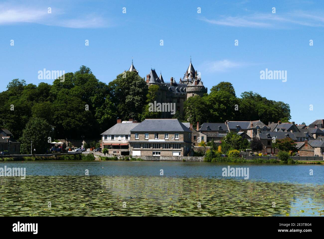 Combourg castle, Combourg, Ille-et-Vilaine, Bretagne, Brittany, France ...