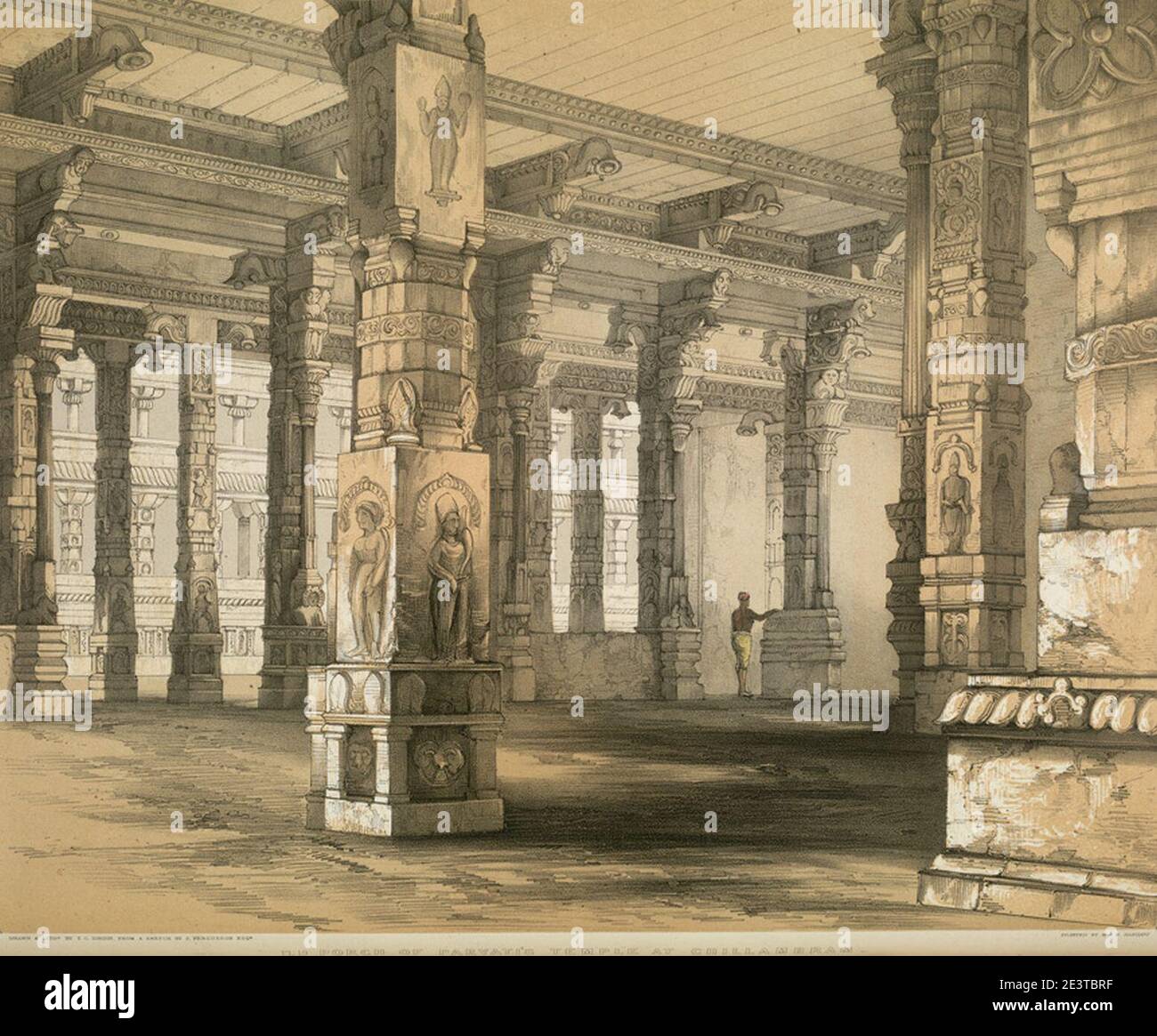 Mandapam of Parvati's shrine in Chidambaram Nataraja Temple Stock Photo ...