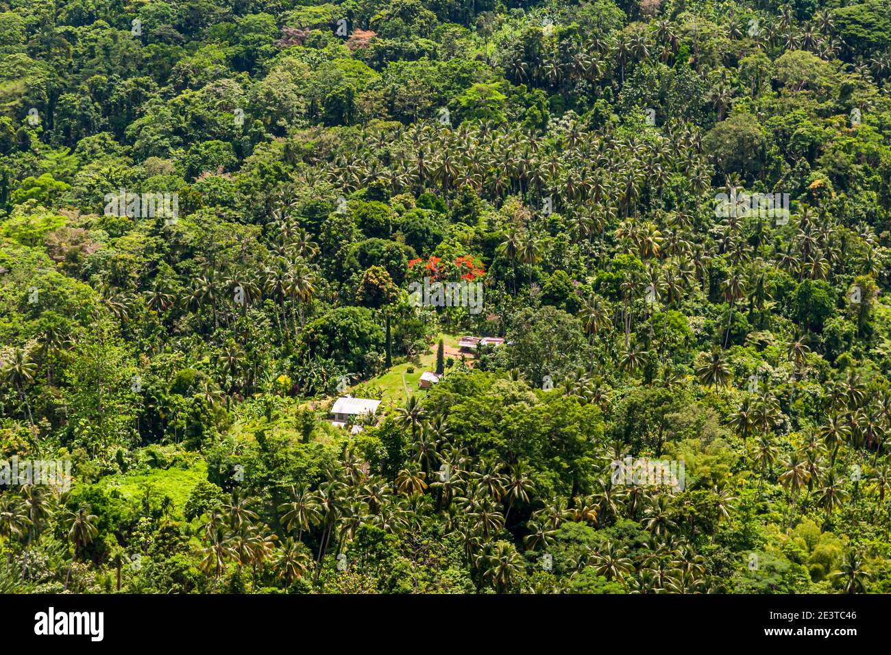 Aerial View on Bougainville, Papua New Guinea Stock Photo - Alamy