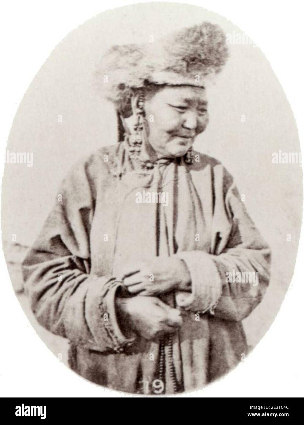 Manchu or Tatar lady, circa 1868 (Vintage.es) 03 Stock Photo - Alamy