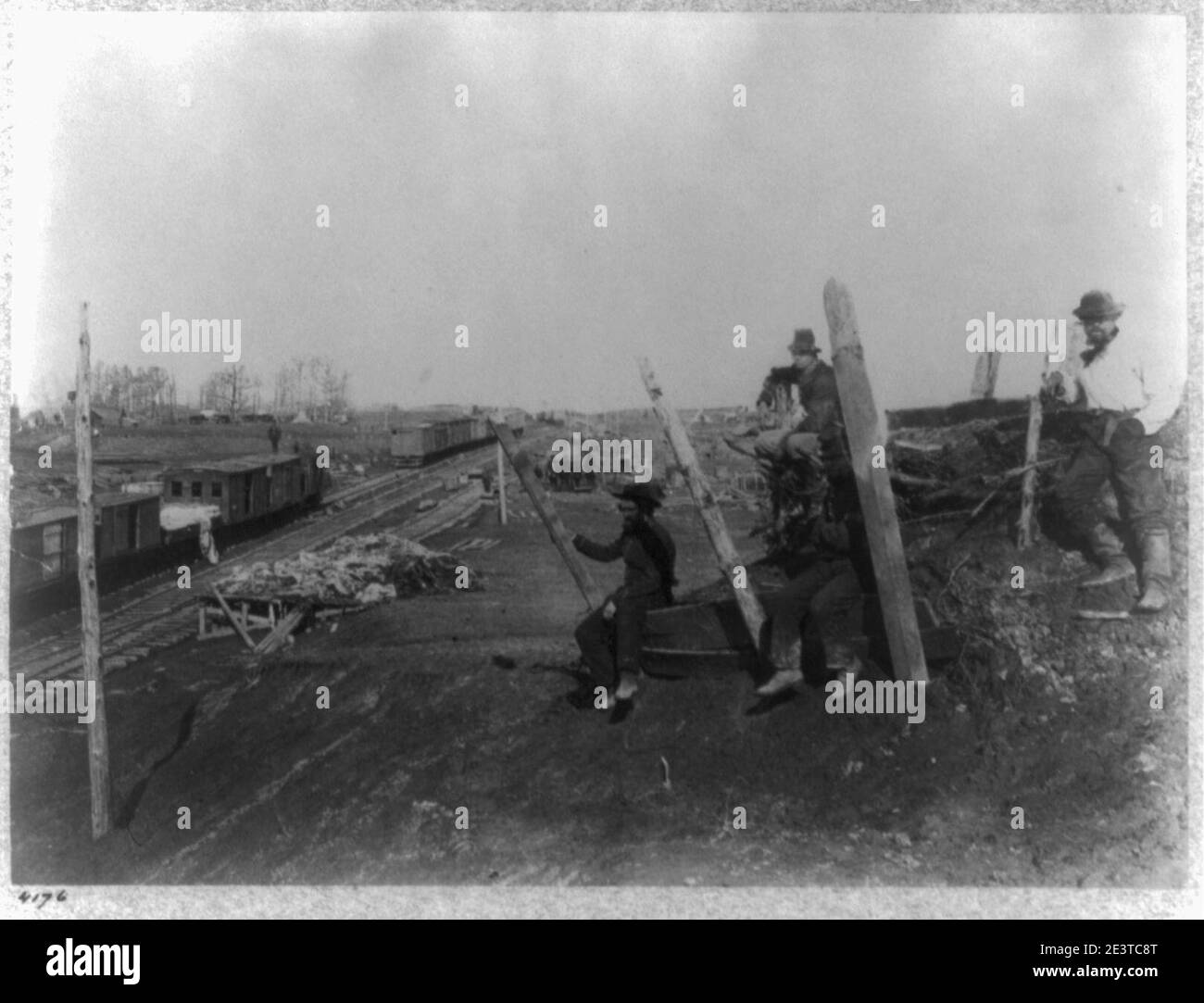 Manassas Junction, Va., after its evacuation by the Confederates Stock ...