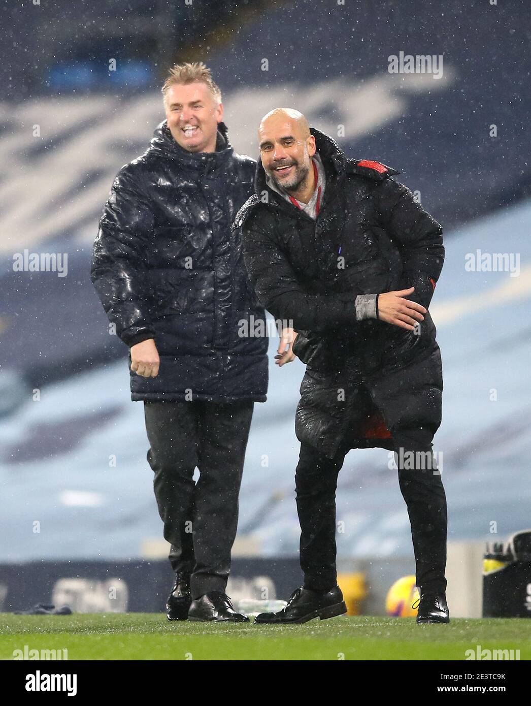 Manager pep guardiola react hi-res stock photography and images - Alamy