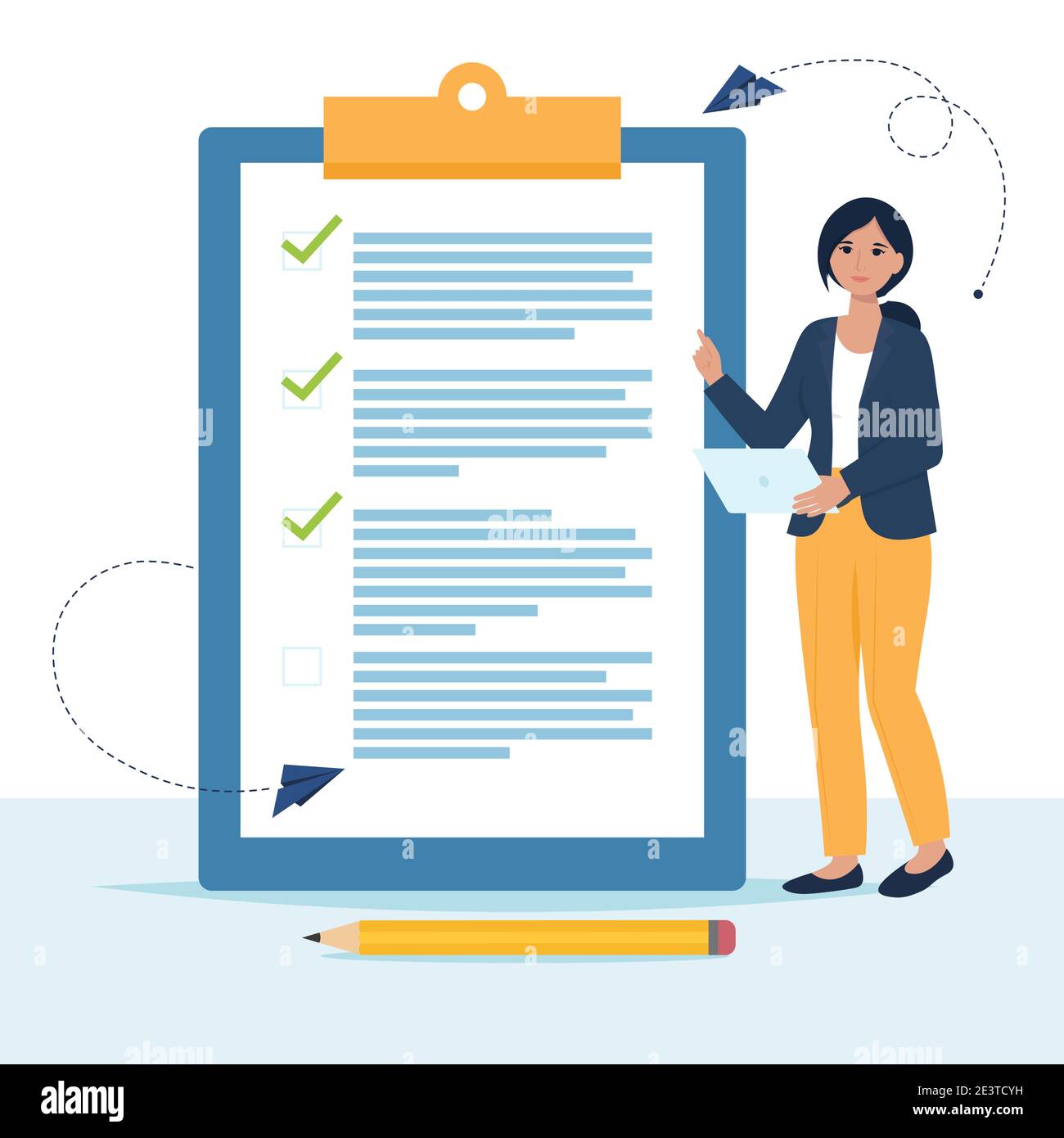 Concept of planning schedule for goal achievement. To do list, time ...