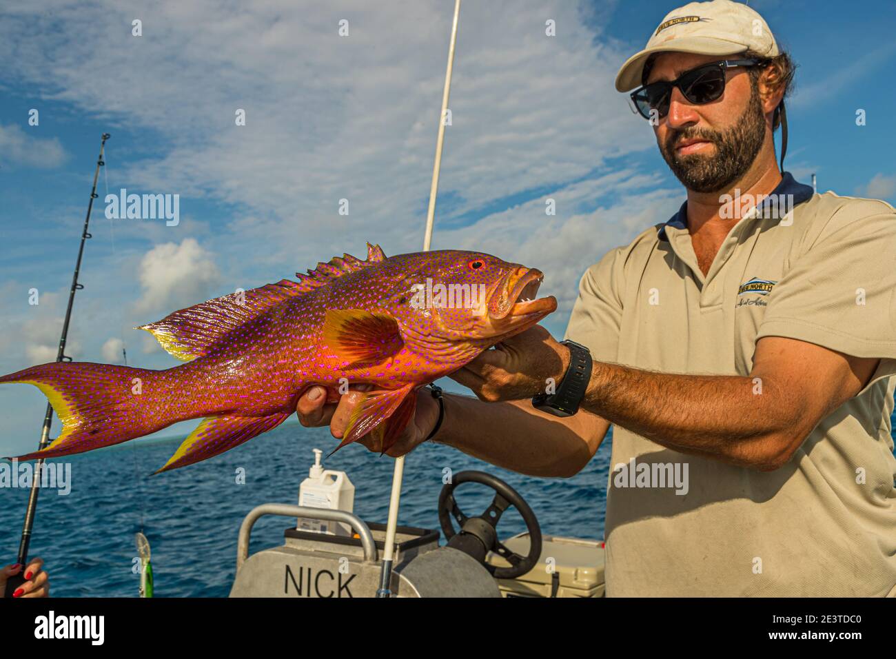 Deep sea fishing. Trolling in Papua New Guinea Stock Photo - Alamy