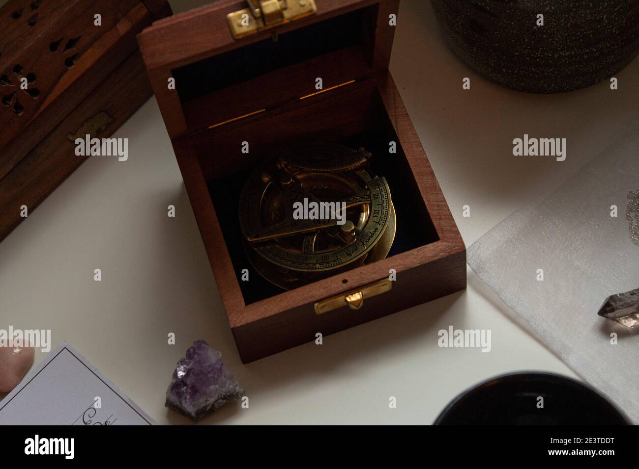 Compass box hi-res stock photography and images - Alamy