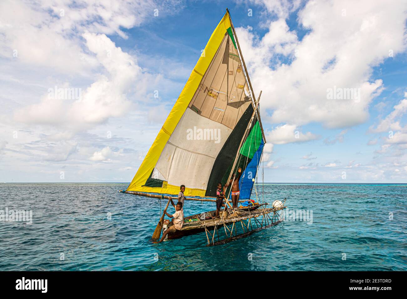 The Polynesian Proa is a multi-hull outrigger sailboat Stock Photo - Alamy