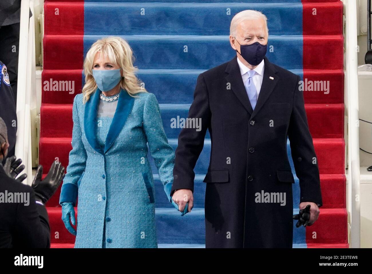 President-elect Joe Biden and his wife Jill, walk out for the 59th ...
