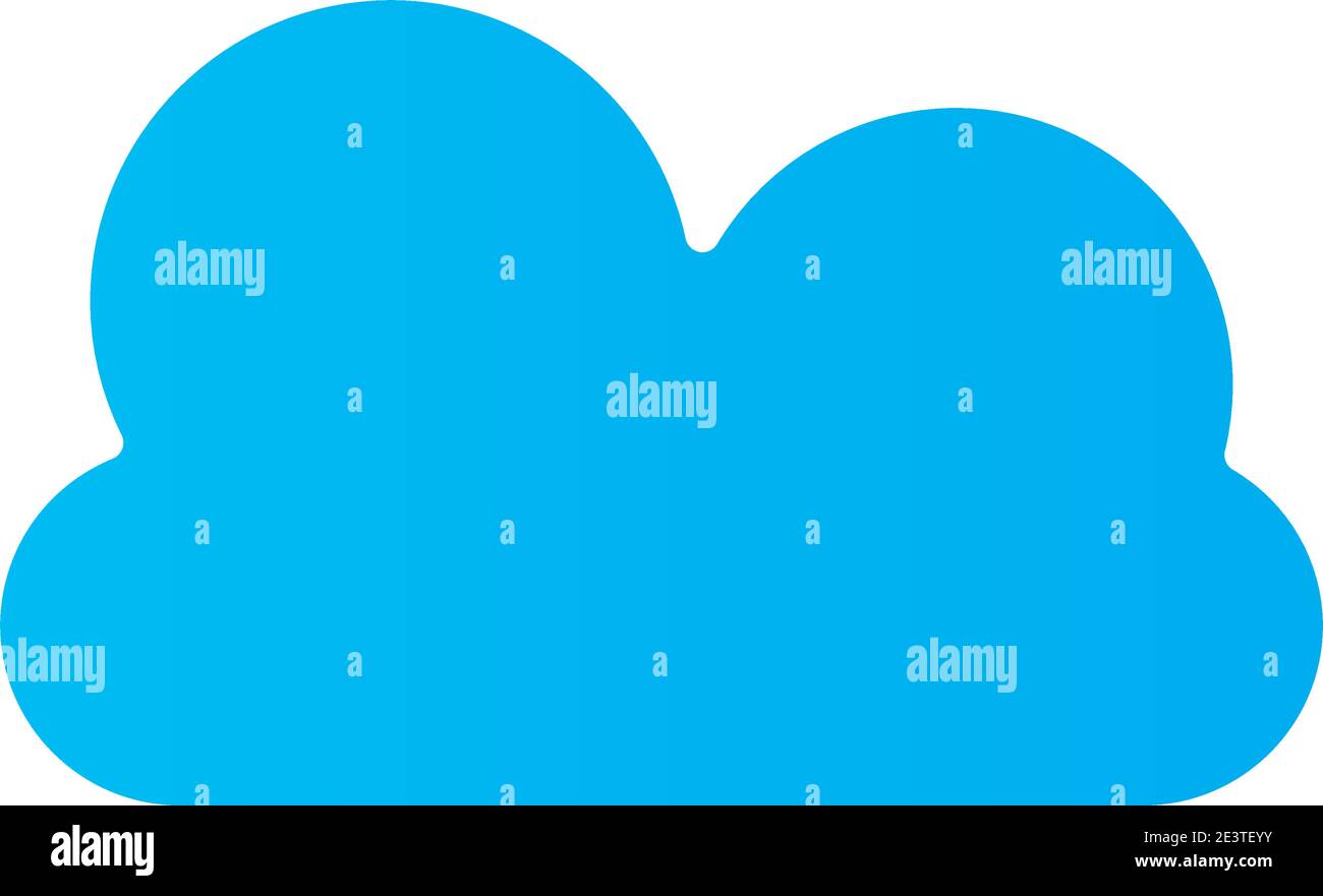 cloud computing silhouette style icon vector illustration design Stock ...