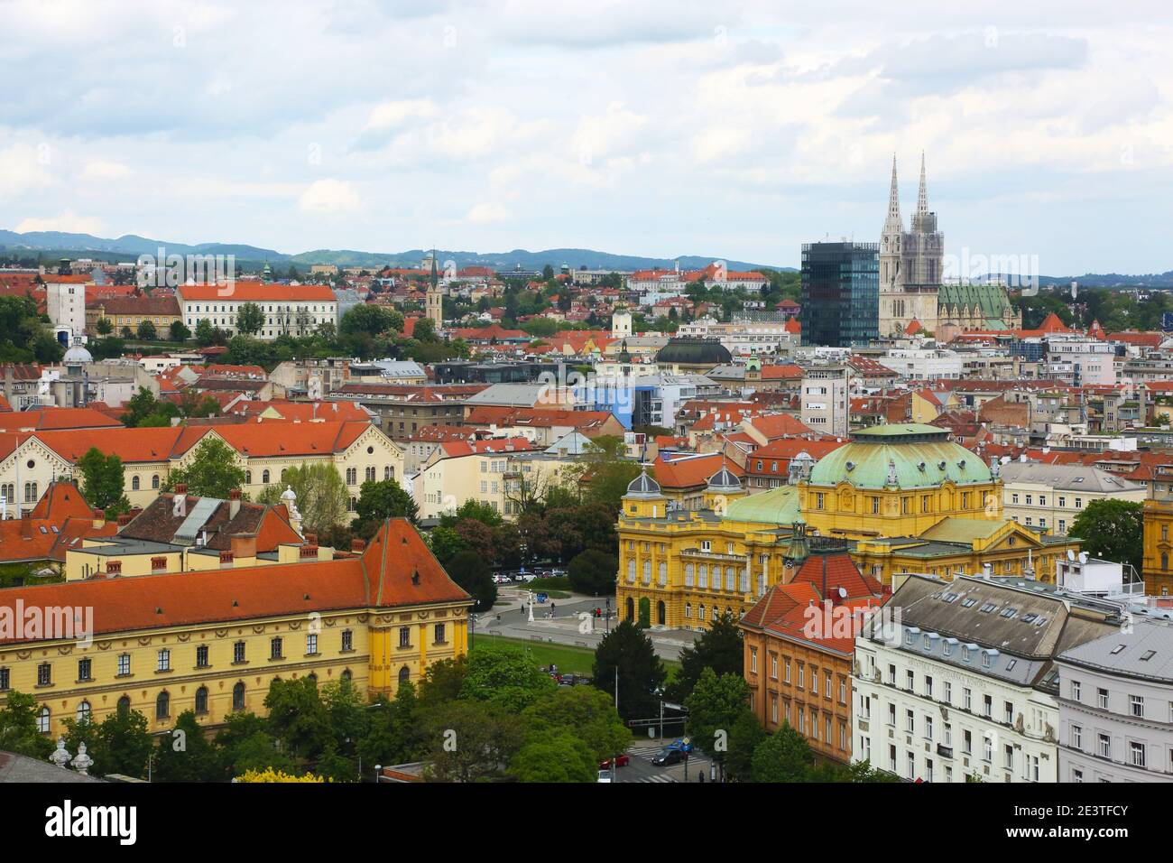 Zagreb panorama view hi-res stock photography and images - Alamy