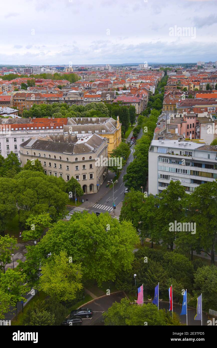 Zagreb panorama view hi-res stock photography and images - Alamy
