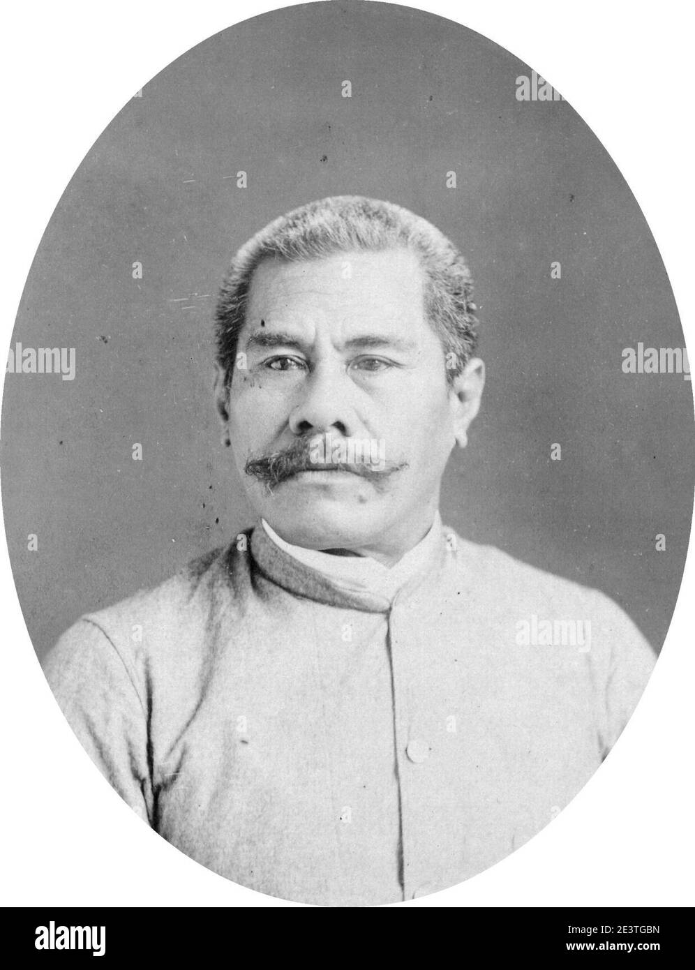 Malietoa Laupepa, King of Samoa, ca. 1890 Stock Photo - Alamy