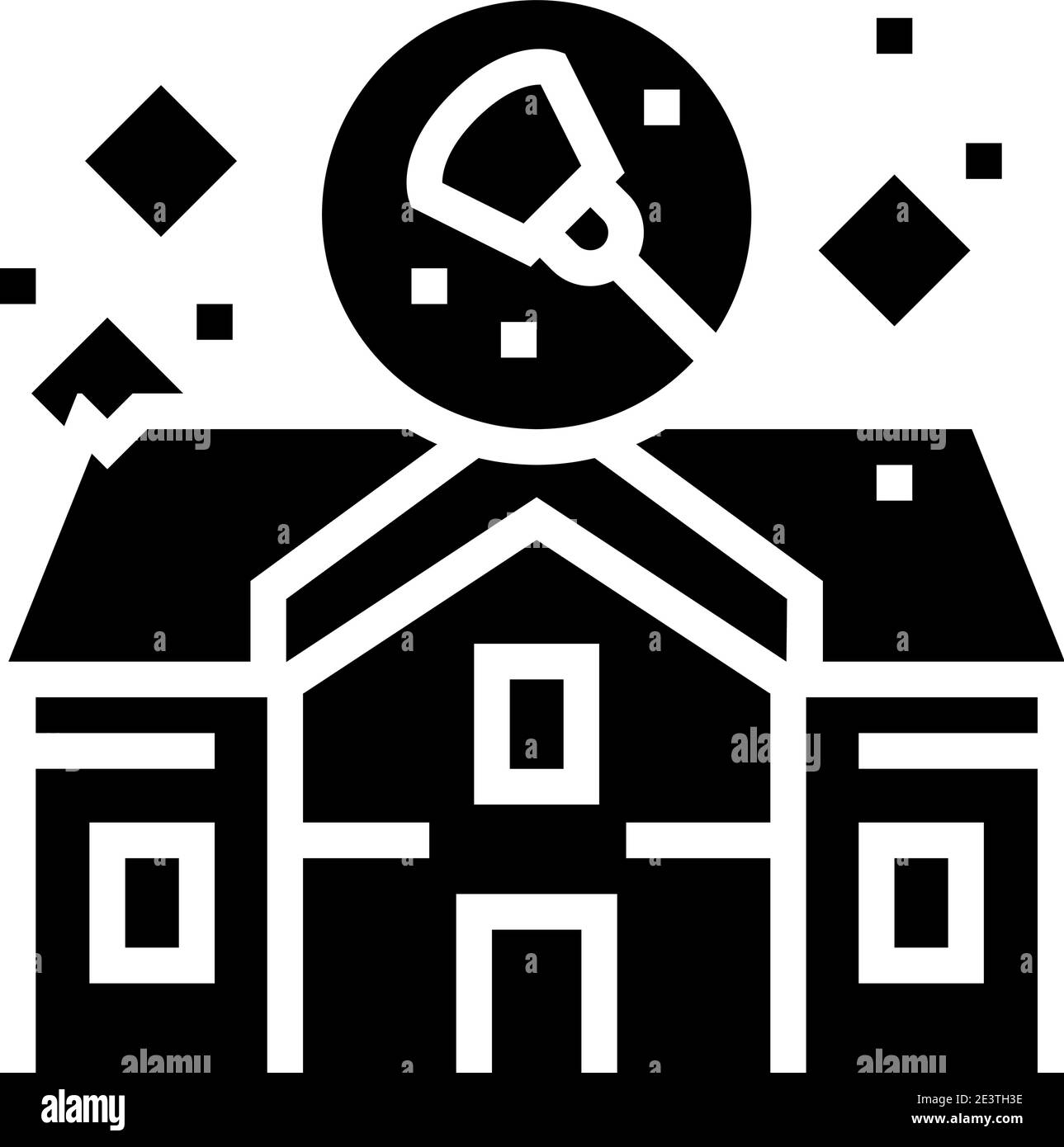 house cleaning glyph icon vector illustration Stock Vector Image & Art ...