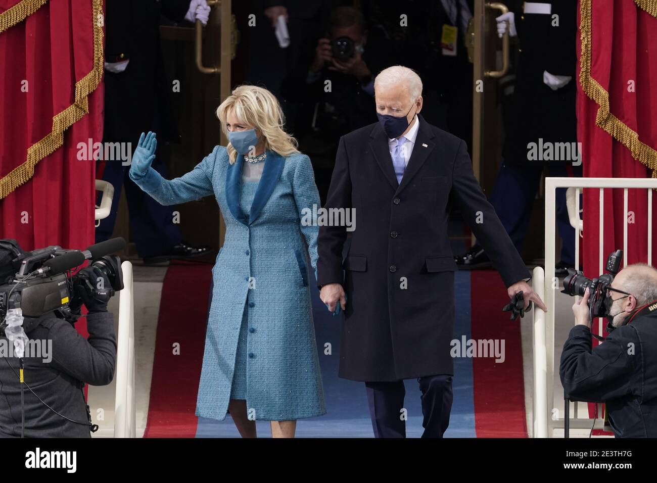 President-elect Joe Biden and his wife Jill, walk out for the 59th ...