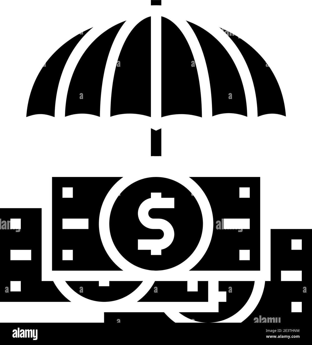 safe of money glyph icon vector illustration Stock Vector Image & Art ...