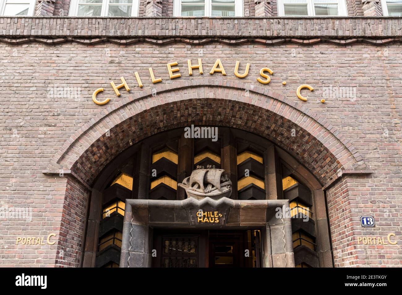 Hamburg, Germany. The Chilehaus (Chile House), an exceptional example ...