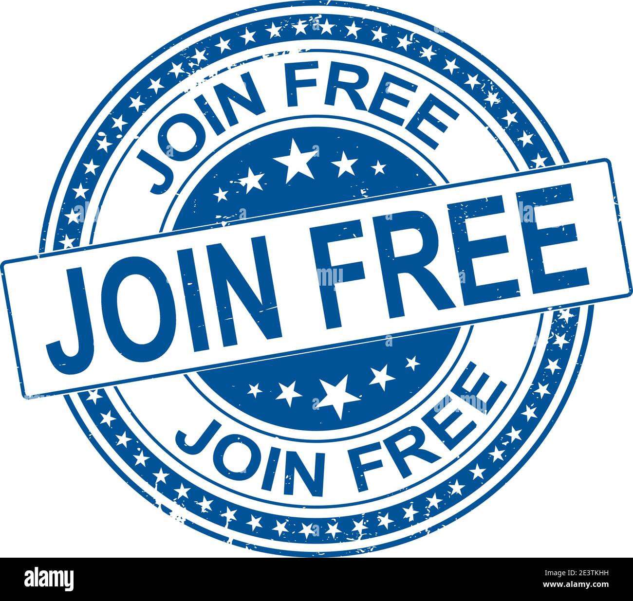 Join free grunge rubber stamp, vector illustration Stock Vector Image ...