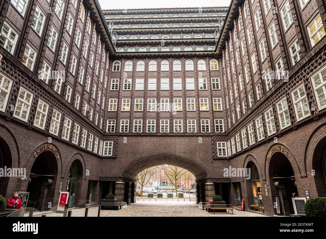 Hamburg, Germany. The Chilehaus (Chile House), an exceptional example ...