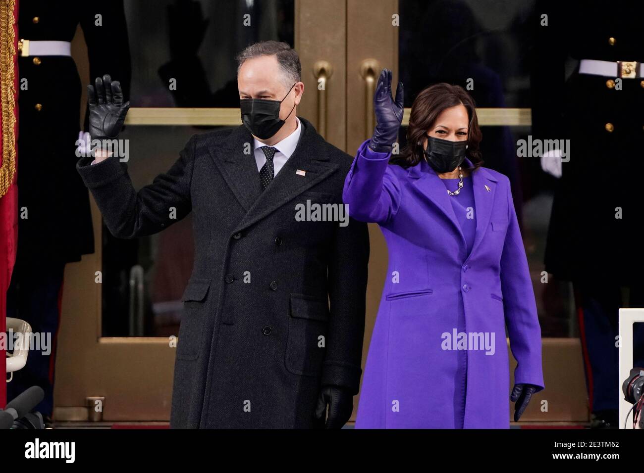 President-elect Kamala Harris and her husband Doug Emhoff, arrive for ...