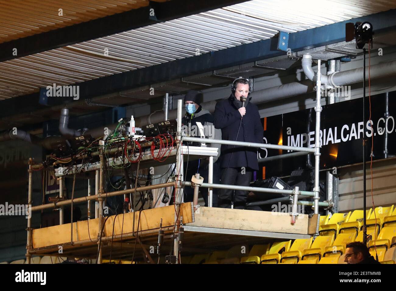 Commentary position hi-res stock photography and images - Alamy