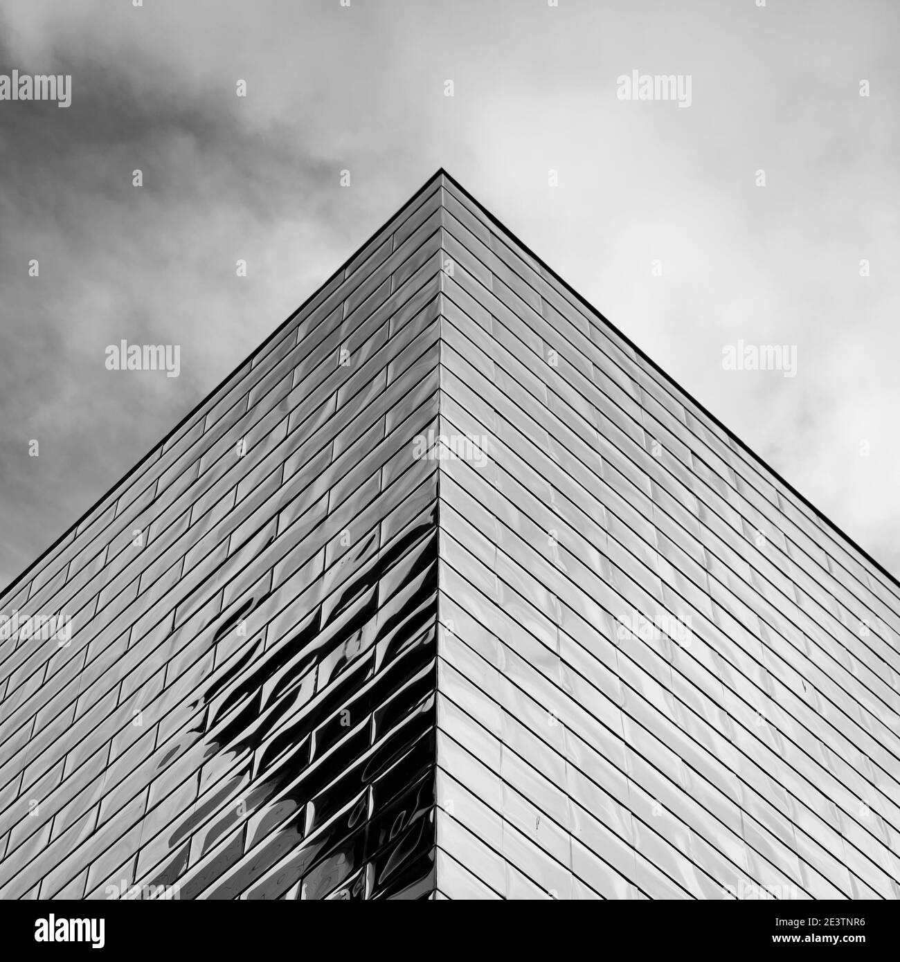 Metallic buildings Black and White Stock Photos & Images - Alamy