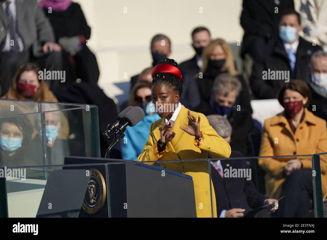 National youth poet laureate amanda gorman hi-res stock photography and images - Alamy