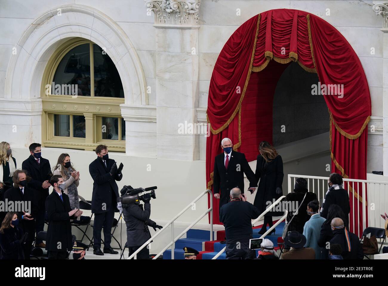 NYTINAUG - Vice President Mike Pence and Karen Pence. The inauguration ...