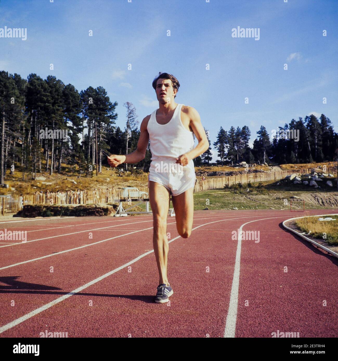 Dufresne, French 800m runner, Font-Romeu, Pyrénées-Atlantiques, France ...