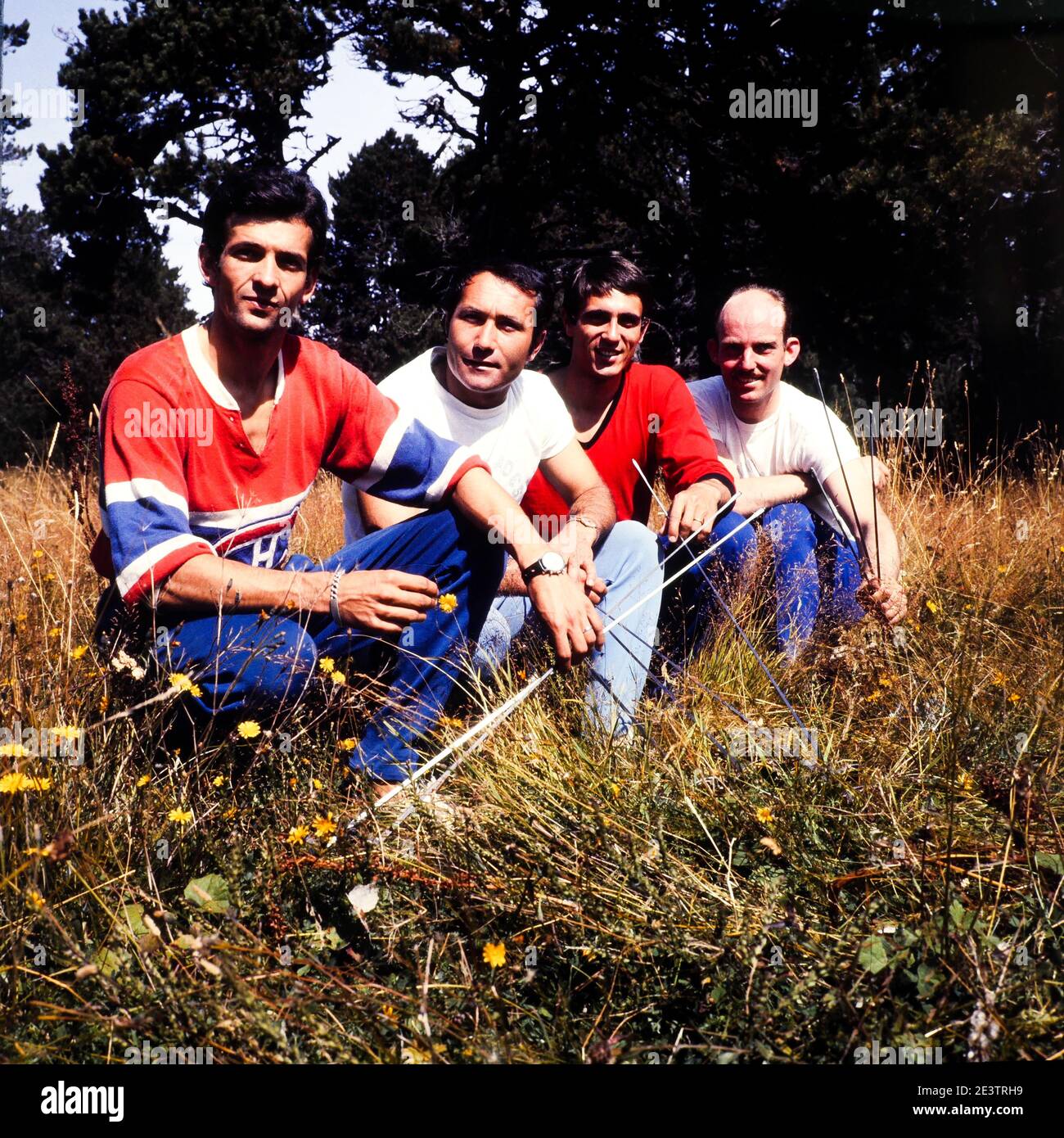 French espoirs of the french fencing team, Font-Romeu, Pyrénées ...