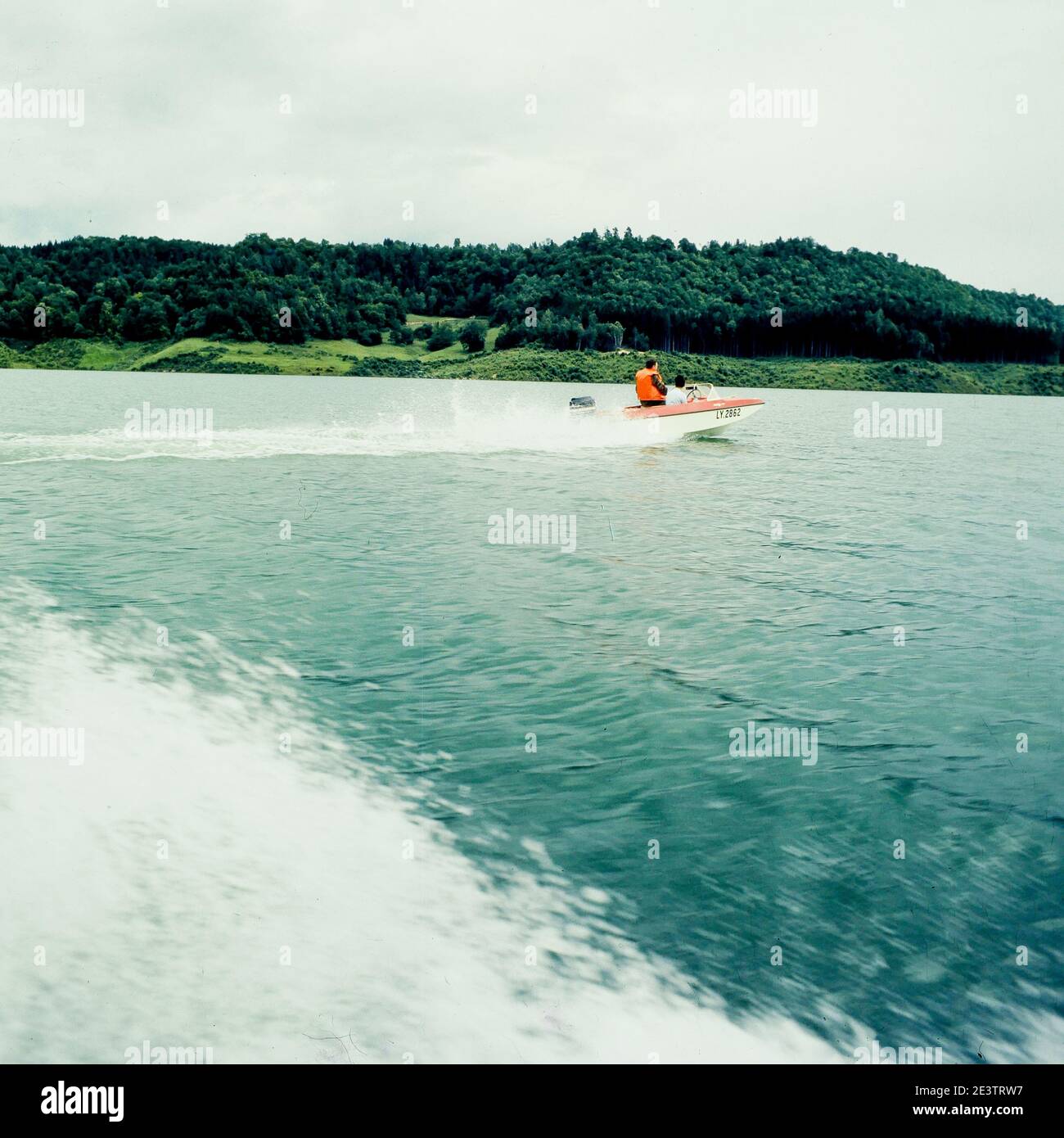 Vouglans dam, Vouglans, Jura, France, 1969 Stock Photo - Alamy
