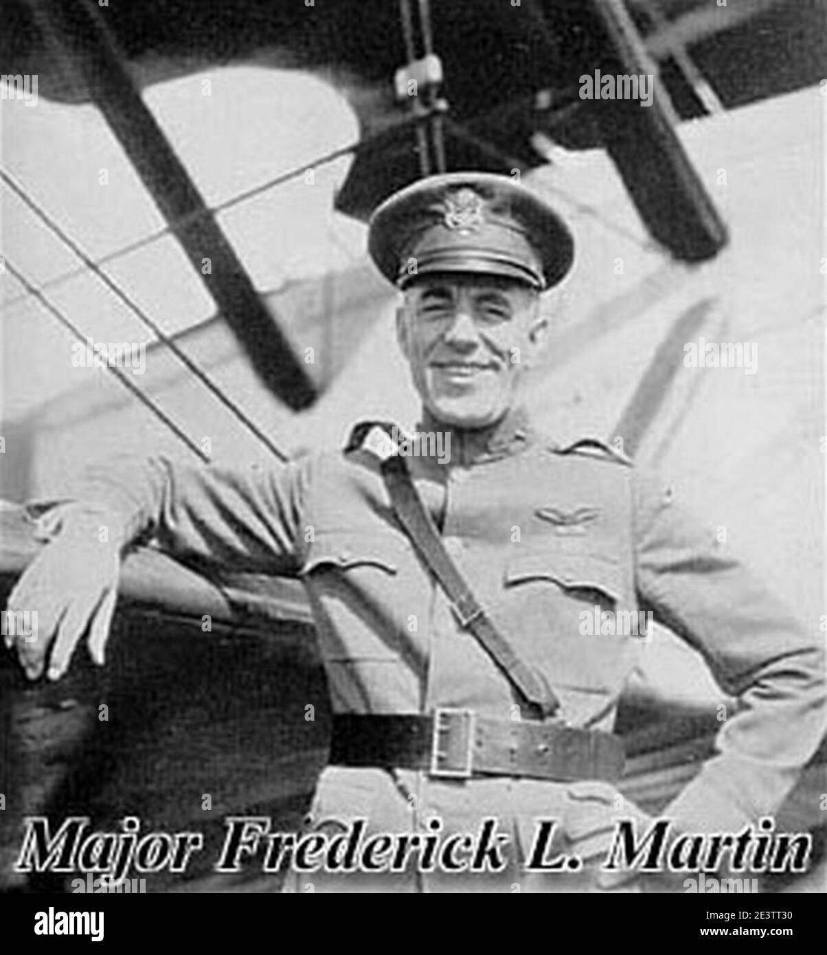 Major Martin as World Flight Commander Stock Photo - Alamy