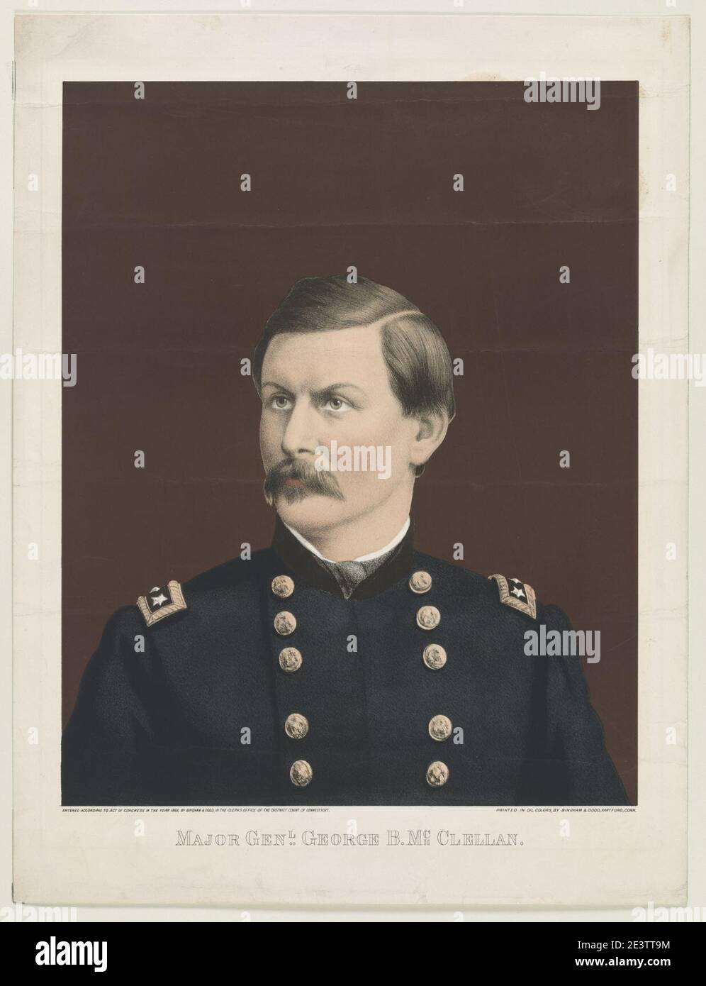 Major Genl. George B. McClellan Stock Photo - Alamy
