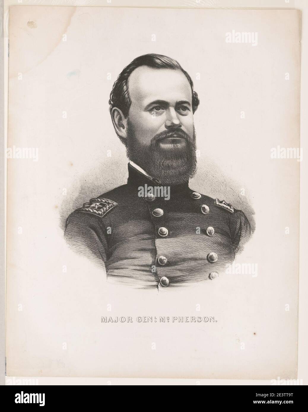 Major Genl. McPherson Stock Photo - Alamy