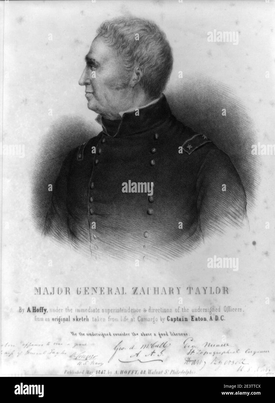 Zachary taylor historic Black and White Stock Photos & Images - Alamy