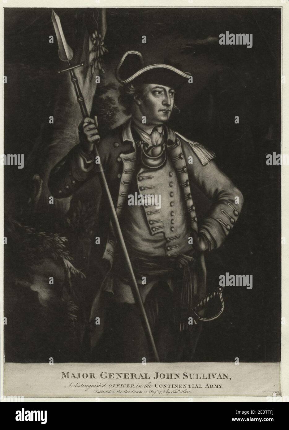 Major General John Sullivan, a distinguished officer in the Continental ...