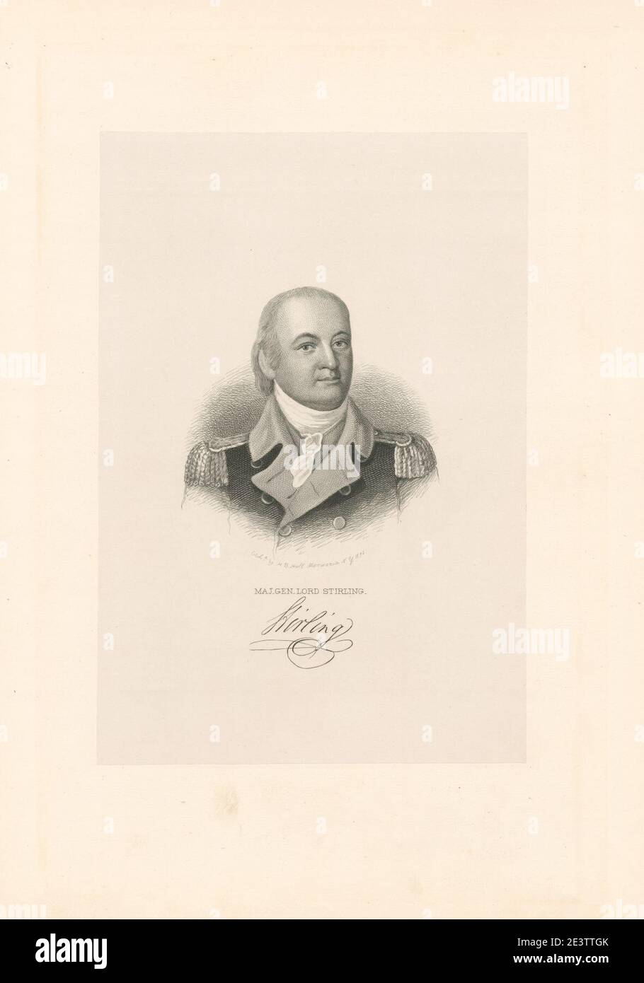 Major General Lord Stirling Stock Photo - Alamy