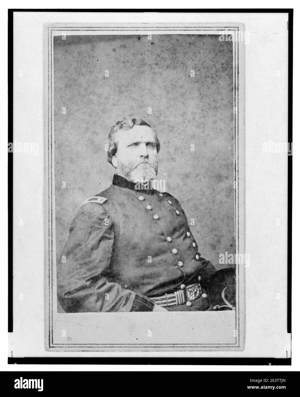 Major General George Henry Thomas, Union officer, half-length portrait ...