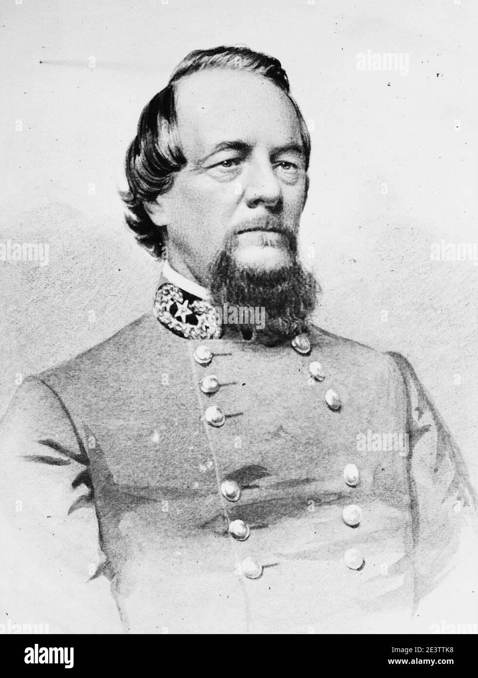 Major General Edward Johnson, CSA Stock Photo - Alamy